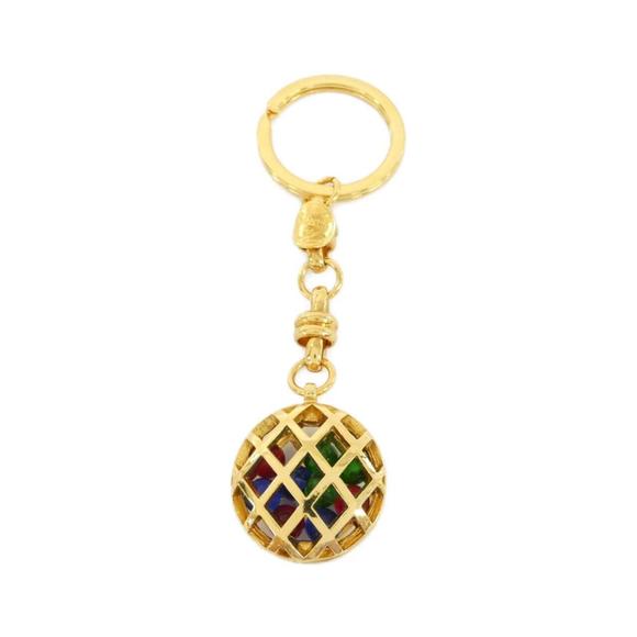 CHANEL | Accessories | Chanel Silvertone Cc Logo Key Ring | Poshmark